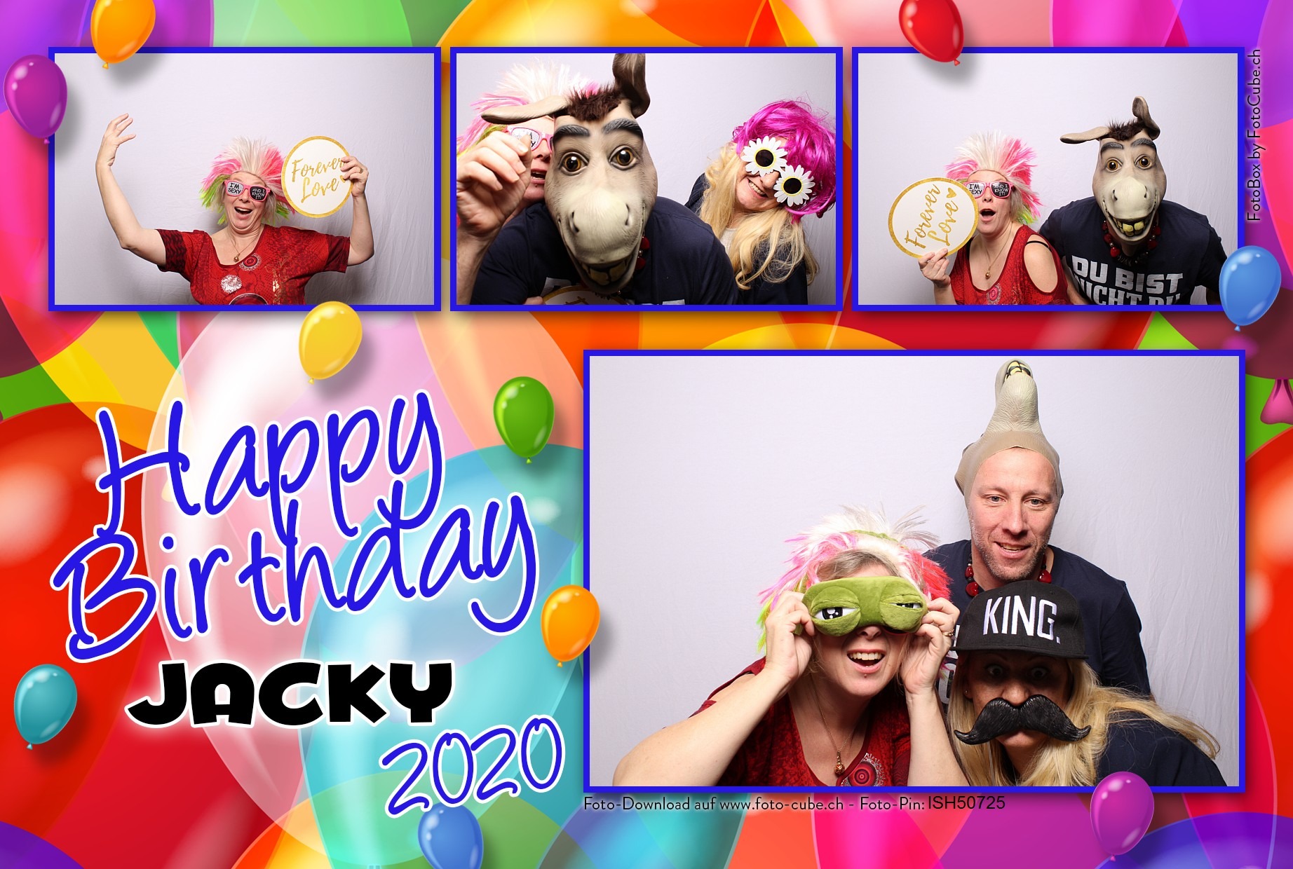 Jackys unvergessliche private Geburtstagsfeier mit Fotobox.ch